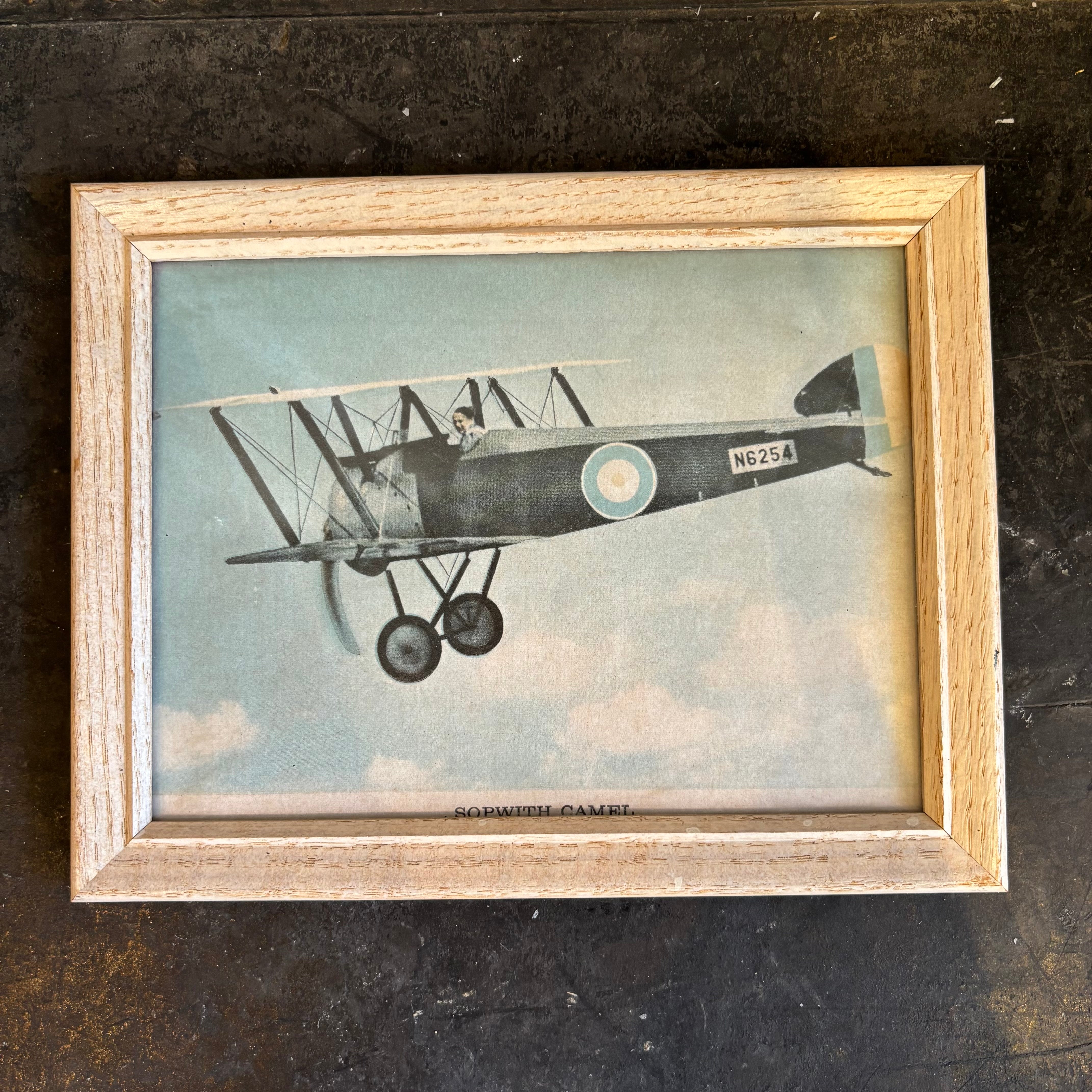 Airplane Picture in Frame – TIN BARN MARKET