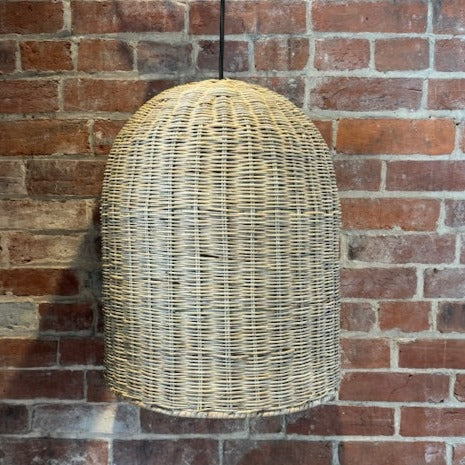 Long Rattan Pendant Lamp – TIN BARN MARKET